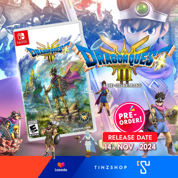 [Pre Order 14 พย.] Nintendo Switch Game Dragon Quest III HD-2D Remake ...