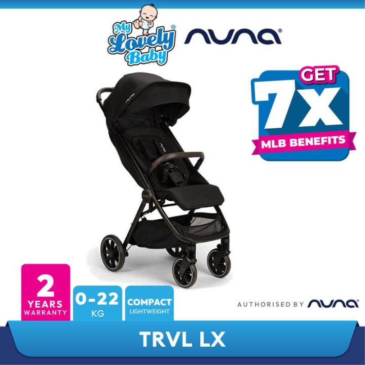 Nuna TRVL LX autofold Compact stroller-My LOVELY Baby | Lazada.co.th