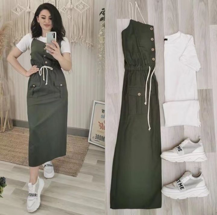 New formal ootd clothing apparel for ladies suit terno 2in1 (top+dress ...