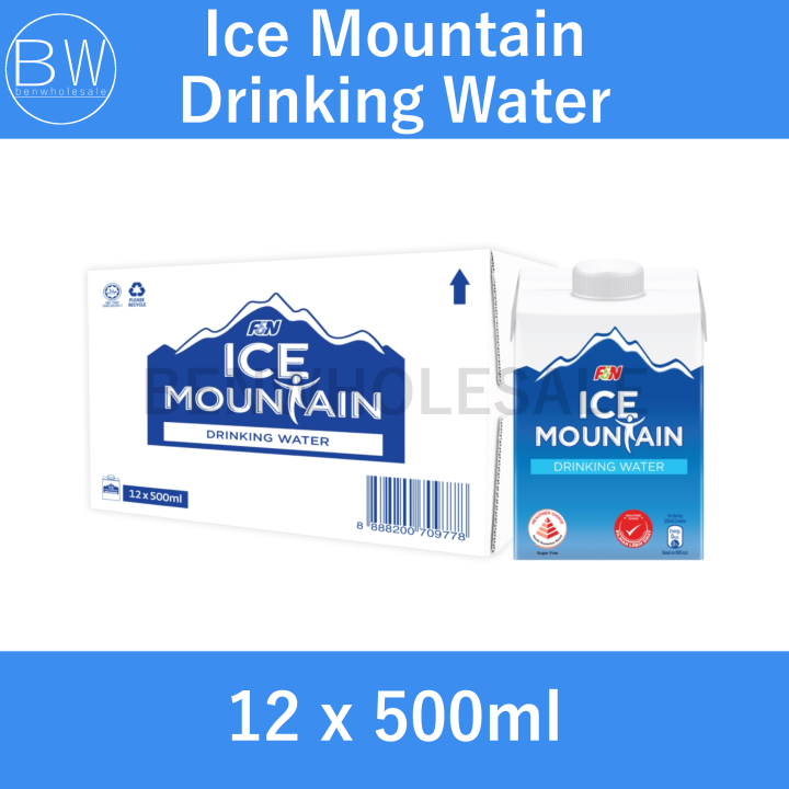 Ice Mountain Drinking Water TETRAPAK Tetra pack tetra pak (SG STOCK) (12 x 500ml) | Lazada Singapore