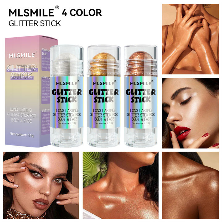 Bilian 【Ready Stock】Face and Body Diamond Shimmer Highlighter Stick ...