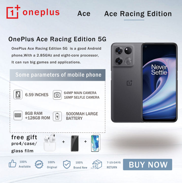 OnePlus Ace Racing Edition 5G โทรศัพท์ Dual SIM MTK ขนาด 8100 MAX 6.59 นิ้ว 120Hz หน้าจอสมาร์ท ...