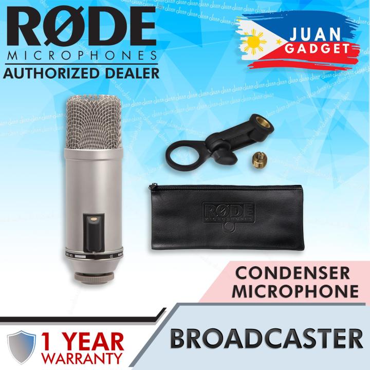 RODE Broadcaster Condenser Microphone | JG Superstore | Lazada PH