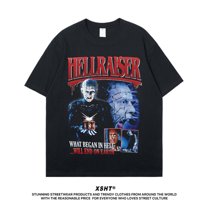(พร้อมส่ง) เสื้อ Gildan ลาย Hellraiser Tee - Black (สีดำ) by XSHT | Lazada.co.th