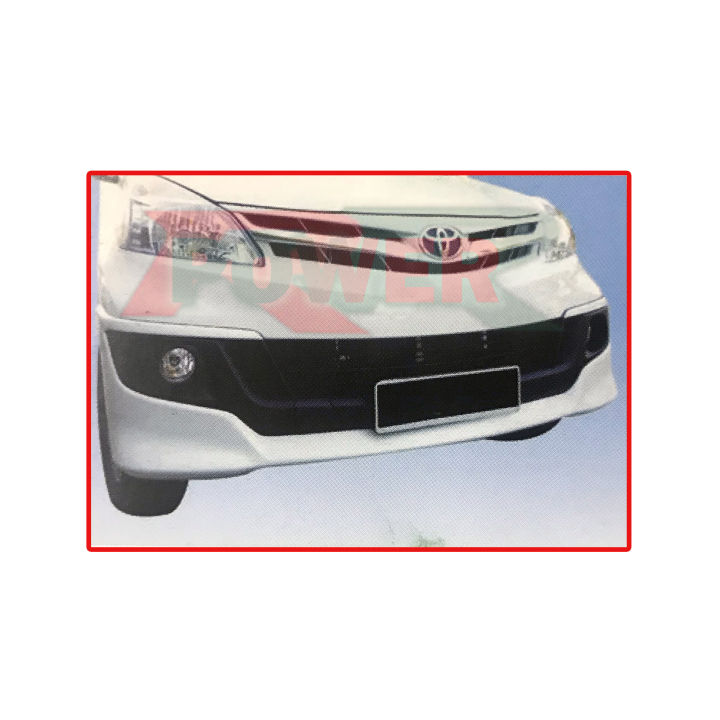 Toyota Avanza Second Generation (2012) G-SPEC OEM Style Front Skirt ...