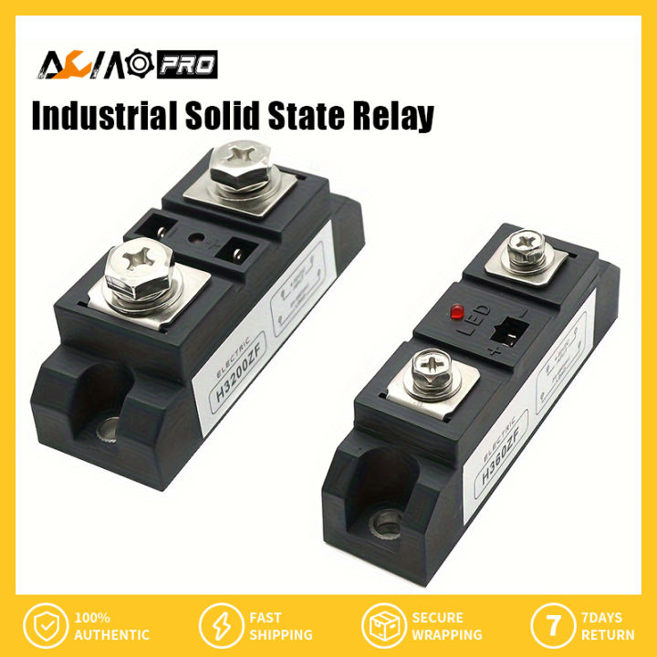 AumoPro 60A/ 200A Industrial Solid State Relay SSR Load 30-480VAC Solid ...