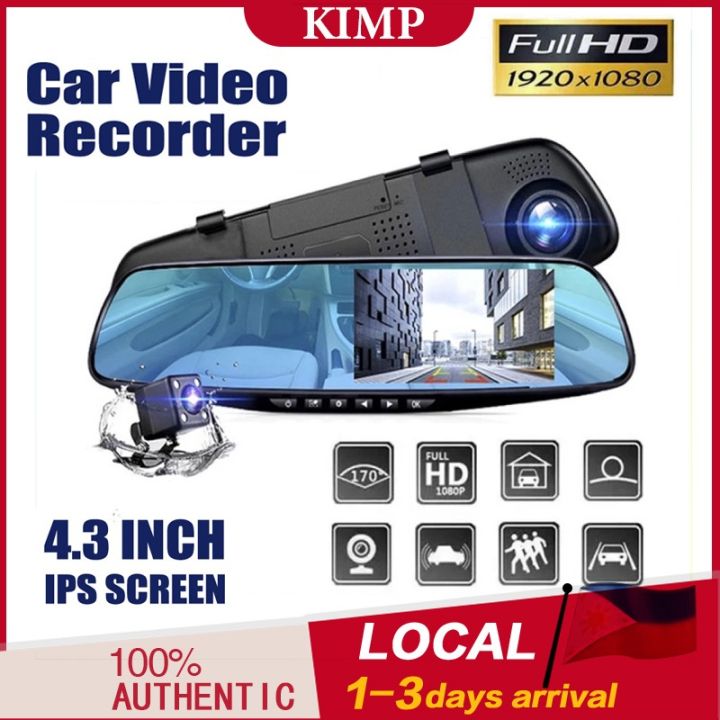 Lenovo Original Dash Cam For Car Full Hd 1080p Front And Back Reverse ...