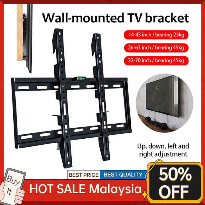 TV Bracket Adjustable Universal Tv Wall Mount Bracket Braket TV Holder ...