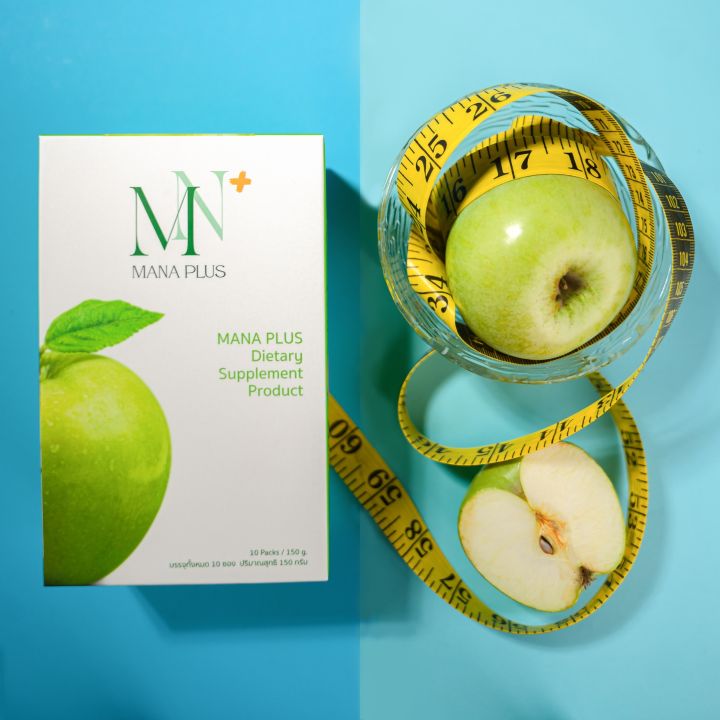 ManaPlus รสชาแอปเปิ้ล ลดความoยากอาหาร เร่งการเwาผลาญไvมัน ลดปัญหาท้องโต ...
