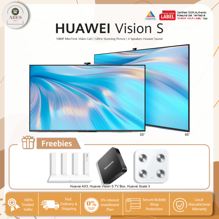 ♜HUAWEI Vision S 65 55 Smart TV | 120Hz High Refresh Rate Screen - 2 ...