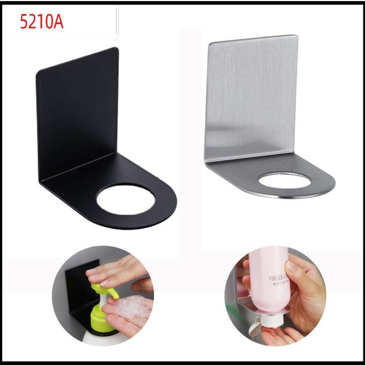 5210A 1PC ทนทาน ที่แขวนขวด Traceless สแตนเลส ไม่มี Punch ติดผนัง ตะขอโลหะ ที่วางขวดสบู่ | Lazada ...