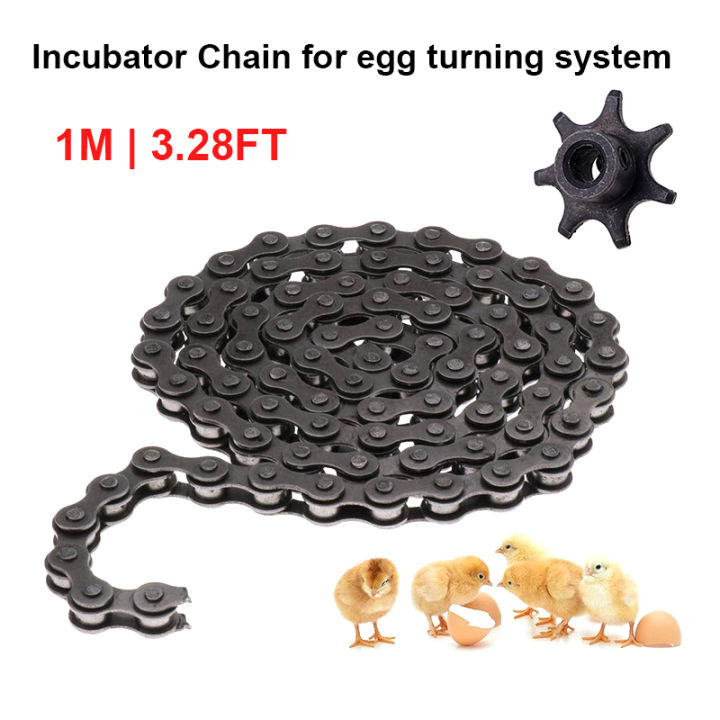3.28FT Chain for Egg Incubator Motor Automatic Egg Turner Chain with ...