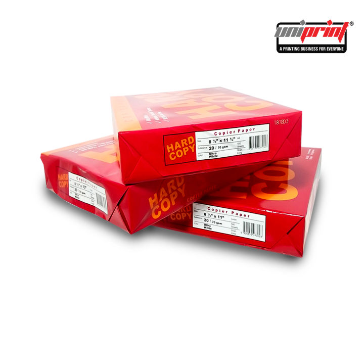 HARD COPY BOND PAPER 70GSM (SHORT/A4/LONG)for School and Office use ...