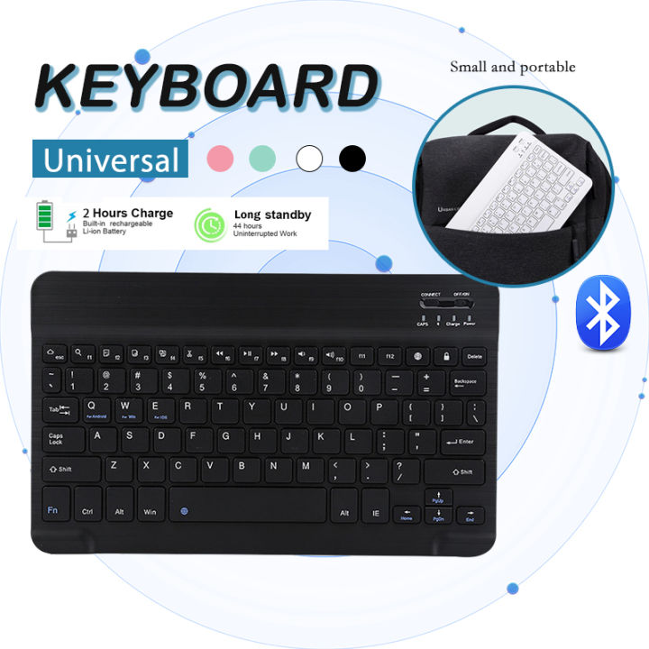 Mini Wireless Bluetooth Keyboard iPad Phone Tablet Compatible Universal ...