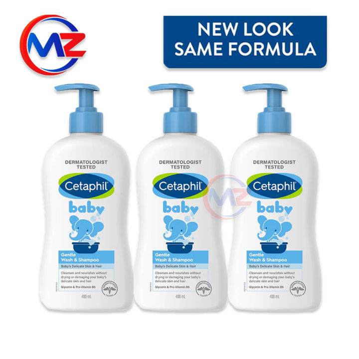 ( SET OF 3 ) NEW Cetaphil baby Gentle Wash and Shampoo 400ml | Lazada PH