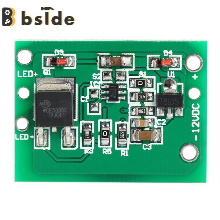 Bside Tool Store 12v Capacitive Touch Switch Sensor Module Push Button Jog Latch With Relay