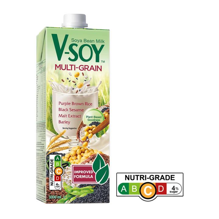 V-Soy Multi - Grain Cereal Soymilk Uht | Lazada Singapore