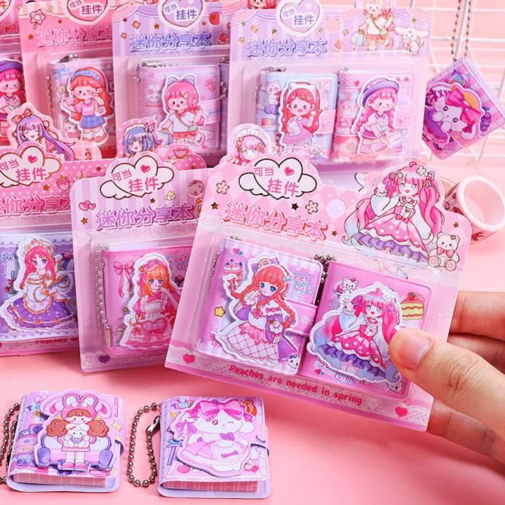 DIA WJS 2pcs/set Cartoon Kuromi Cartoon Mini Notebook Melody with ...