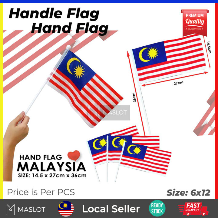 Malaysia Hand Flag / Malaysia Welcome Flag / Jalur Gemilang / 手摇旗 ...