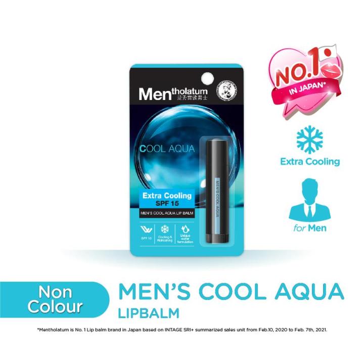 MENTHOLATUM LIPCARE Cool Aqua Lipbalm 3.5g 1's | Lazada