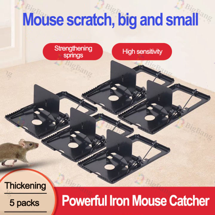 BigBang Iron Mouse Trap Large Mouse Trap Plate Clip Spring Clip ...