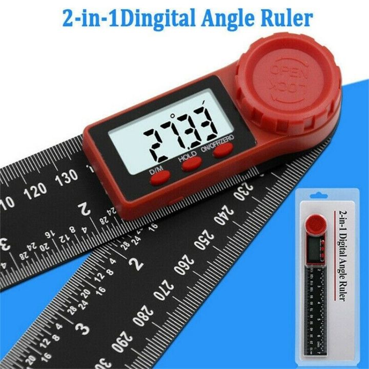 【NEW ARRIVAL】 Digital Angle Ruler Automatic Multifunctional Protractor ...
