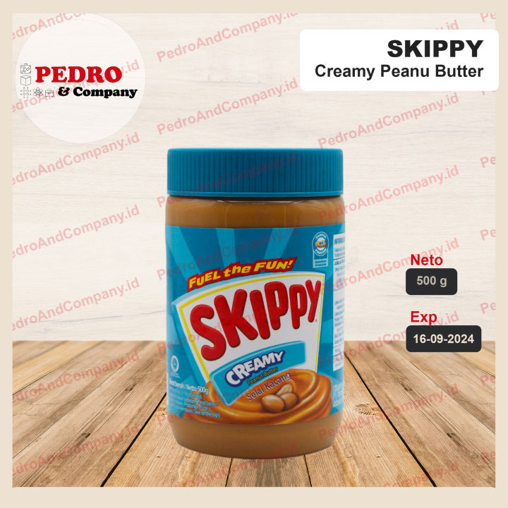 Skippy - Creamy peanut butter/ selai kacang halus (500 gr) hijau | Lazada Indonesia