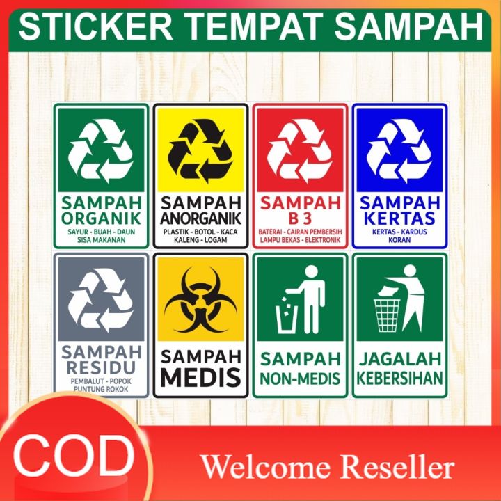 STICKER TEMPAT SAMPAH | Lazada Indonesia