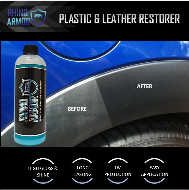 Car Plastic/Leather Refurbishment Interior Exterior / 2In1 Multipurpose ...