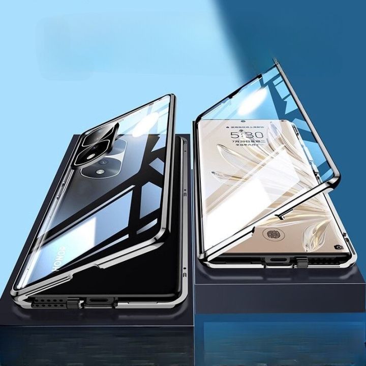 Honor90 ° สองกระจกด้านข้างเคสโทรศัพท์สำหรับ Honor Magic 6 6Pro X100 ...