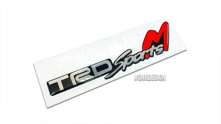 TRD Sports M - Toyota Passo Racy front bumper emblem/sticker | Lazada