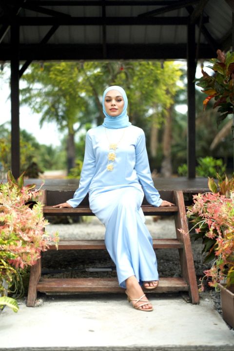 AMAYA KURUNG PAHANG (BABY BLUE) | Lazada