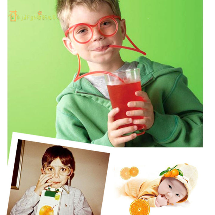 KJDF แก้วน้ำผลไม้แปลกใหม่หลอดยาวหลอดดูดน้ำสนุกสำหรับเด็กใหม่ | Lazada.co.th