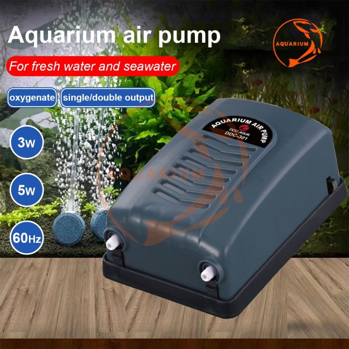 Aquarium Oxygen Pump Aerator for Submersible Pump Fish Tank Aerator ...