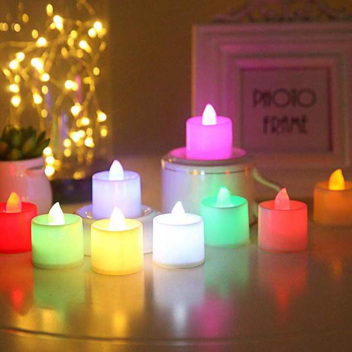 LED flameless candle tea lamp Simulated battery candle Birthday Candle ...
