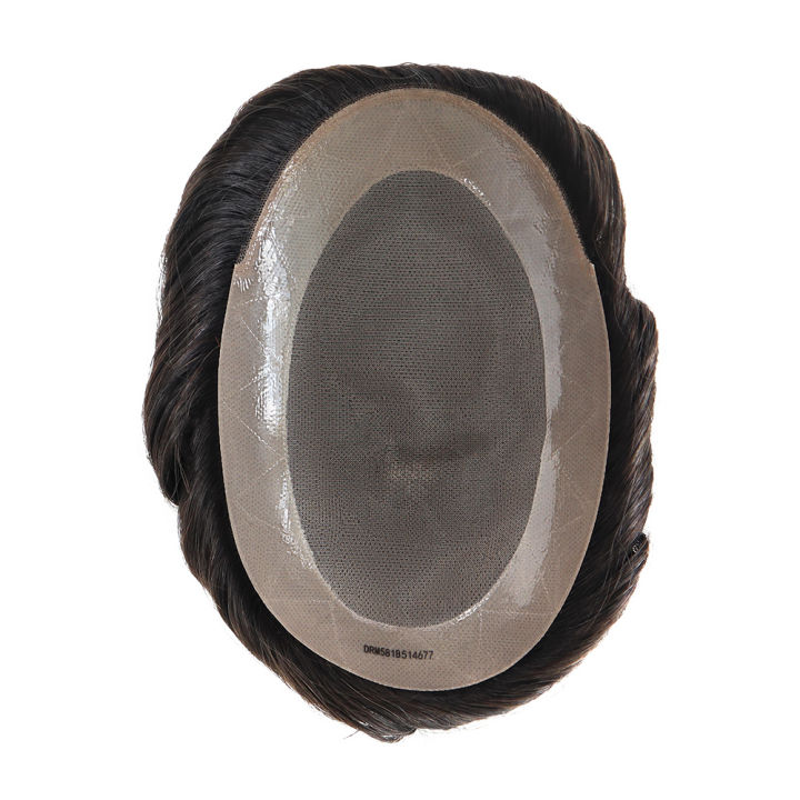 New Duro Mono Base Men Toupee Hair Replacement Human Hair System for ...