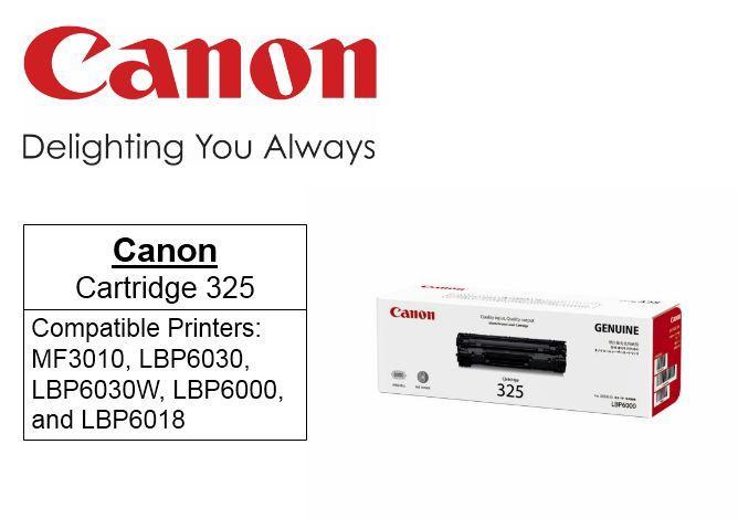 Canon 325 original Toner Cartridge For imageCLASS LBP6000 / MF3010 ...