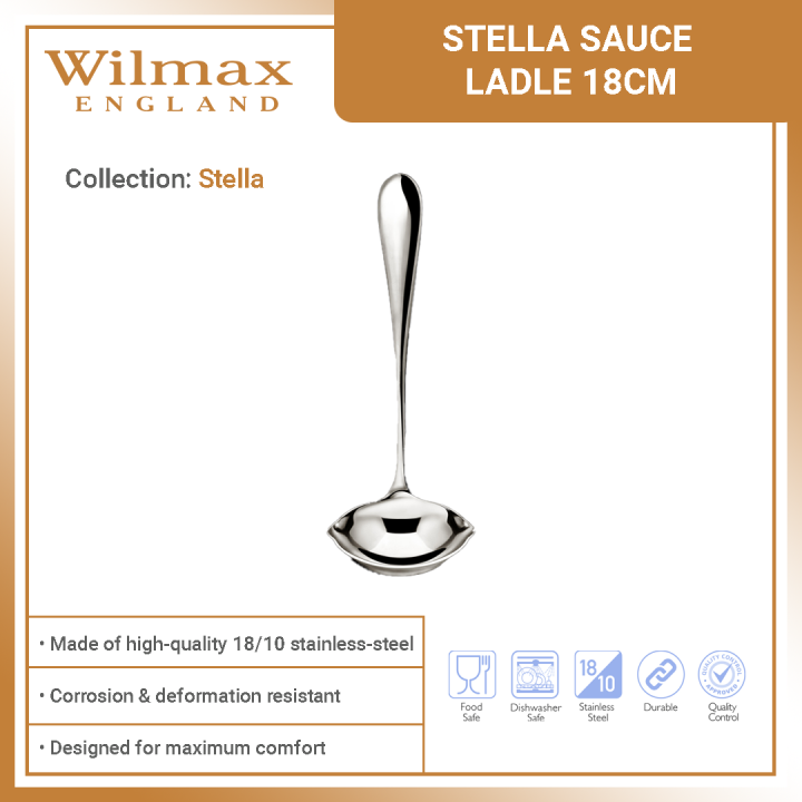 Wilmax Stella Sauce Ladle 7'' 18 cm (Colour Box)(SM) | Lazada PH