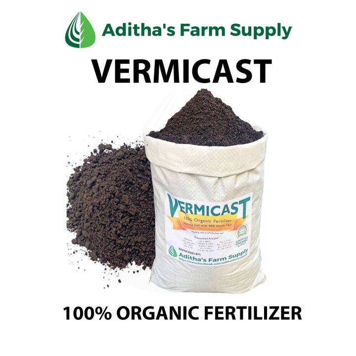 10kg Certified High Quality Vermicast - Worm Manure (100% Organic ...
