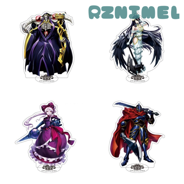 [RZNIMEL] Overlord 15CM Anime Figures Ainz Ooal Gown Acrylic Stands ...