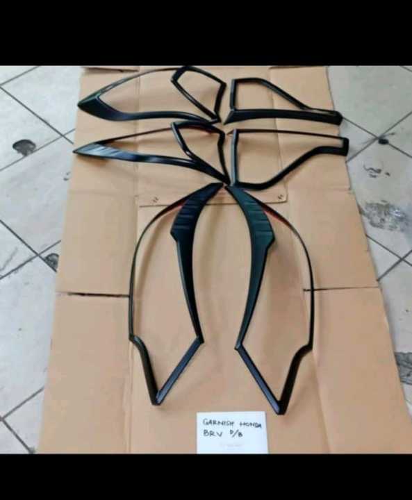 Paket garnish list lampu mobil honda BRV hitam | Lazada Indonesia