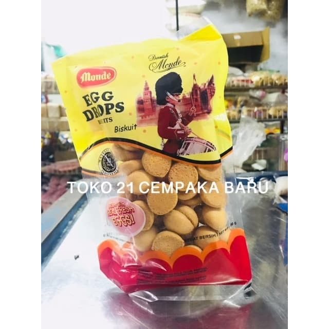 Monde Egg Drops Biscuits 110 gram | Biskuit Telur Telor Bulat Monde ...
