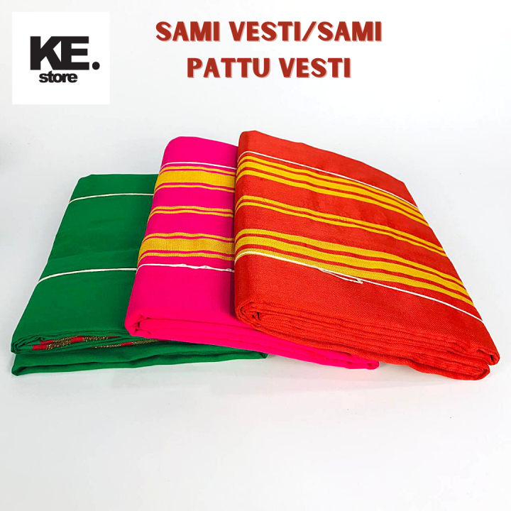 Sami Vesti/Small/Pattu Thuni/Silk/Prayers/Pooja/Ke31 | Lazada
