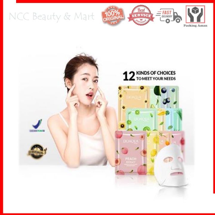 [BPOM] * NCC * Bio Aqua Essence Sheet Mask Brightening Moisturizing ...