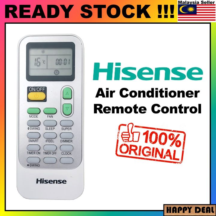 [ORIGINAL] Hisense Air Cond Aircon Aircond Air Conditioner Remote ...