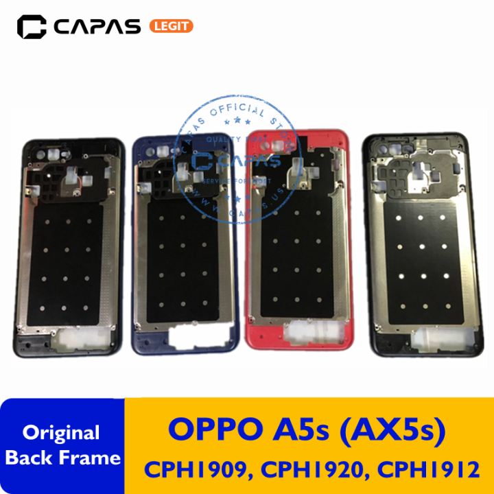 Original For OPPO A5s \ AX5s Back Frame Faceplate Bezel With Side Keys ...