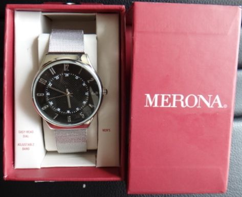 Merona Watch (by Target) Mens Stainless Steel FMDM273 NewUSA | Lazada PH