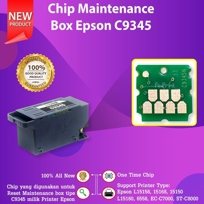 Chip Maintenance Box C9345 PXMB9 Reset Busa Pembuangan Epson L15150 ...