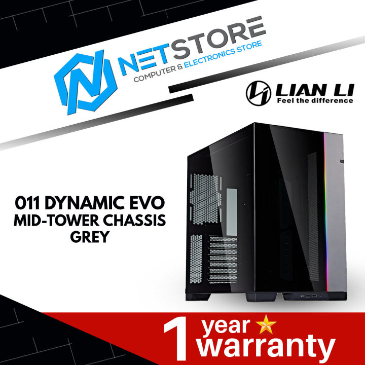 LIAN LI 011 DYNAMIC EVO MID-TOWER CHASSIS GREY - O11DEG | Lazada