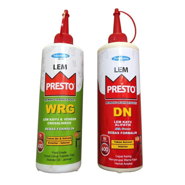 BMS - LEM Kayu Putih PRESTO WRG 600 Gram Lem Multiplek Mebel Furniture ...